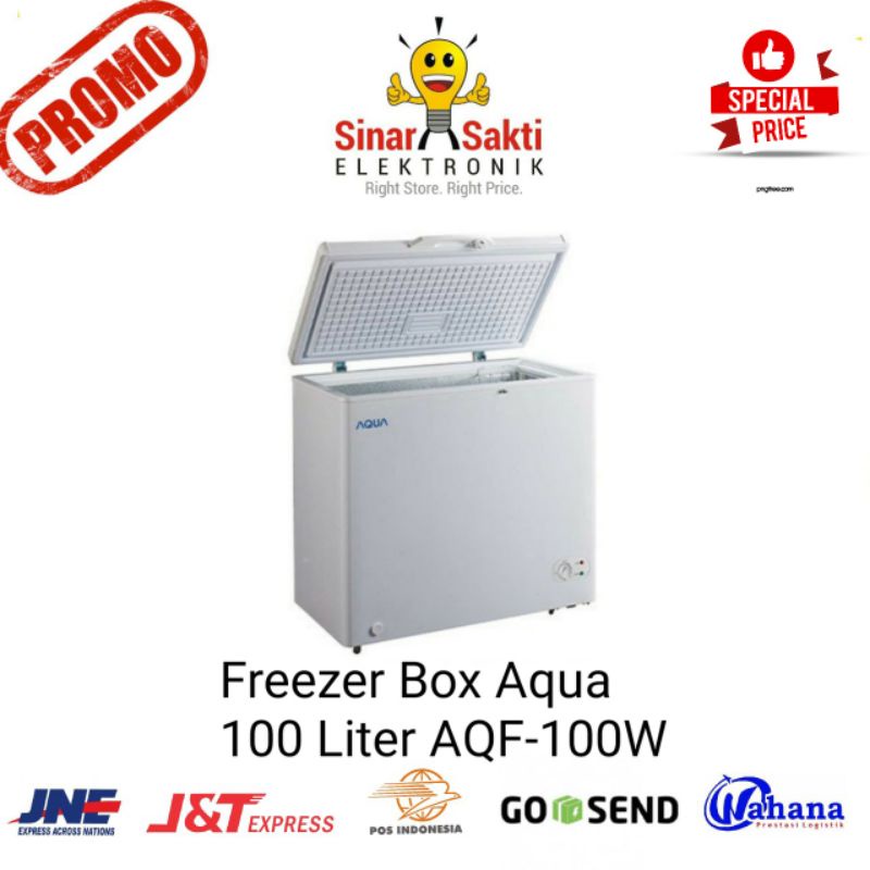 Jual Aqua Chest Freezer box AQF 100 Liter Lemari pembeku daging es 105 ...