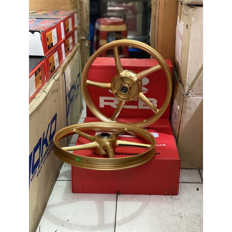 Jual Velg RCB Racing Boy Sp522 Palang5 Gold Jupiter Z JupiterMX VegaR ...