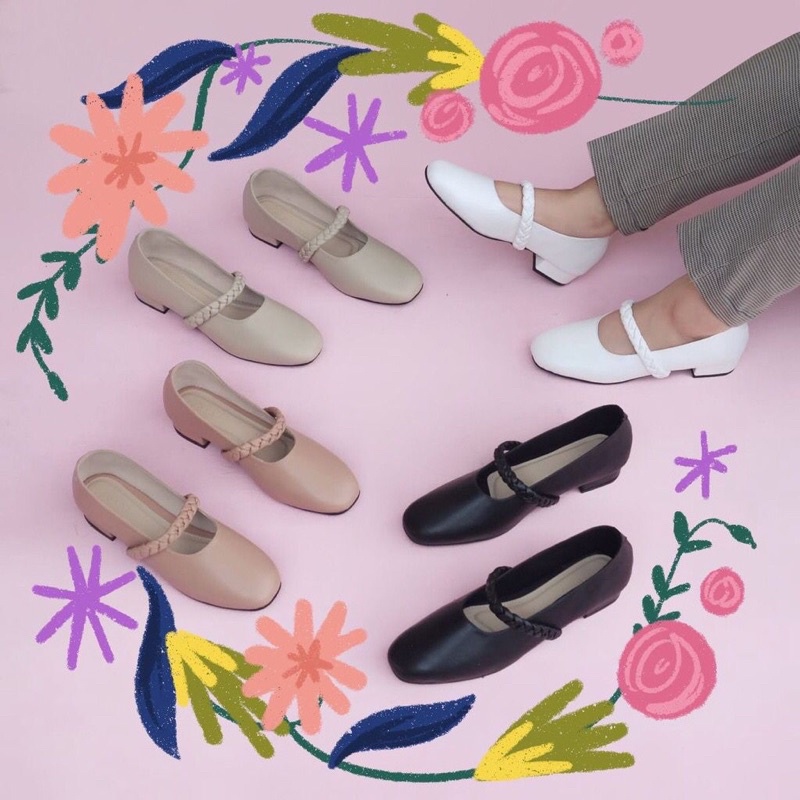 Jual NEW - Lomari Flat Shoes JOJO / Na-Bi Series | Shopee Indonesia