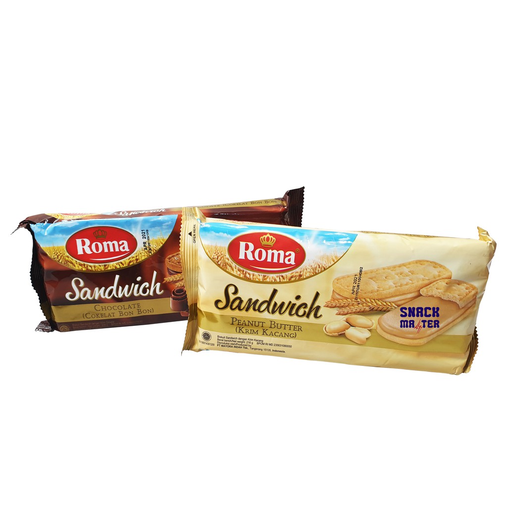 Jual Roma Biskuit Sandwich Netto 189 Gr Shopee Indonesia