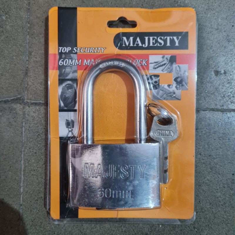 Jual Gembok Besi / Baja Putih "RRT" 60mm | Shopee Indonesia