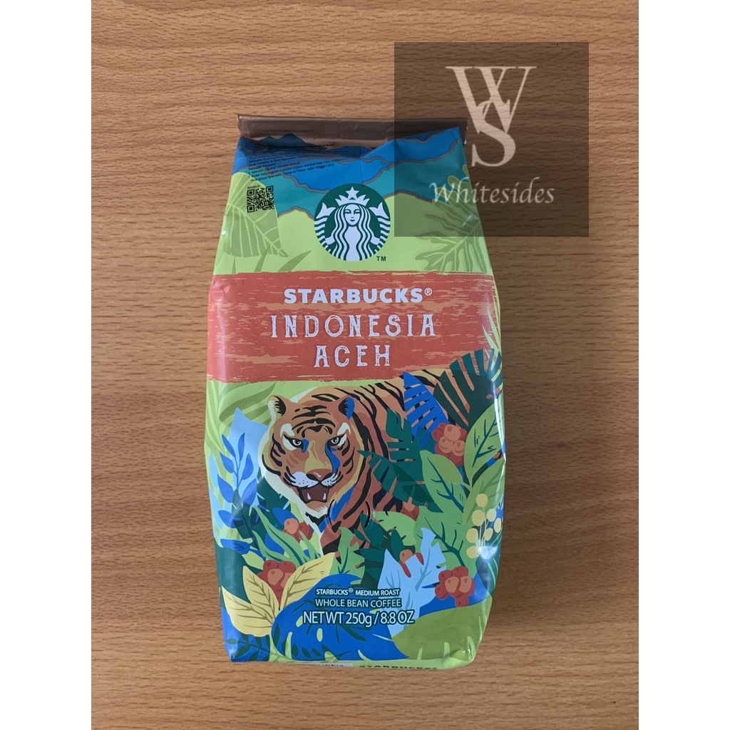 Jual Starbucks Indonesia Aceh Gayo - Whole Bean Dark / Medium / Golden ...
