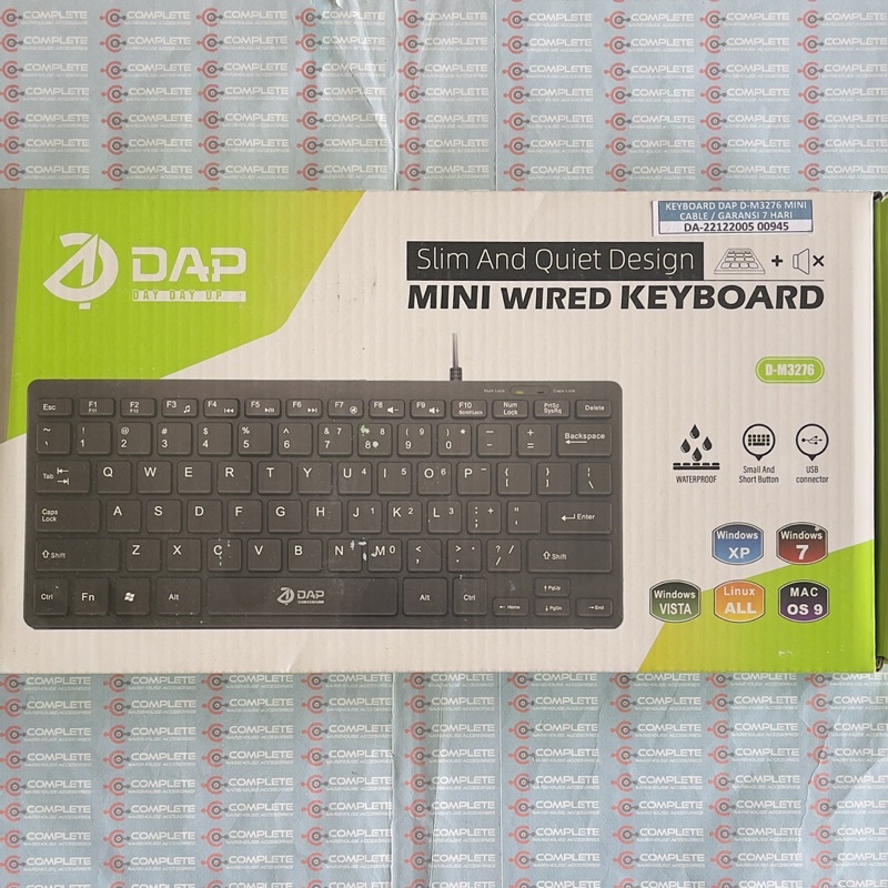 Jual KEYBOARD DAP MINI USB CABLE DESIGN ELEGAN HEMAT TEMPAT | Shopee ...