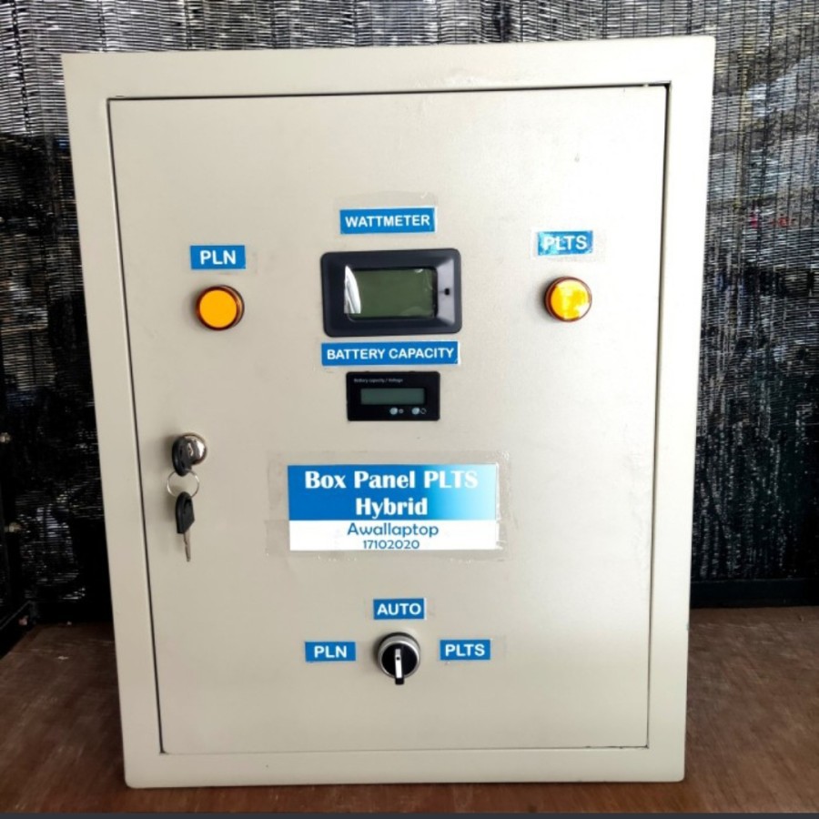 Jual box panel plts 3000W PSW mppt 60A otomatis solar cell solar ...