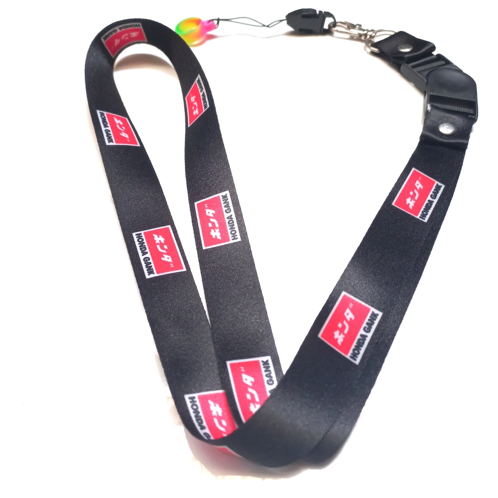 Jual Lanyard Printing HP ID Card Honda Gank Free Karet Oring | Shopee ...