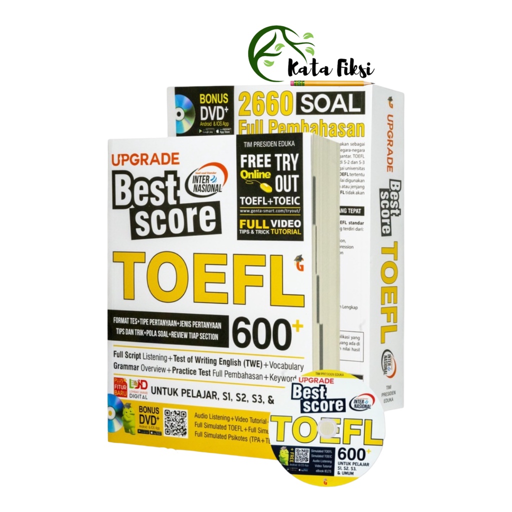 Jual Buku Toefl Upgrade Best Score Toefl 600+ | Shopee Indonesia