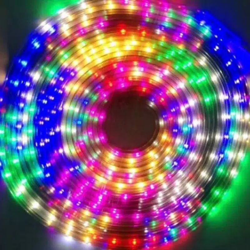 Jual lampu hias led slang outdor 10 meter waarna warni rgb | Shopee ...
