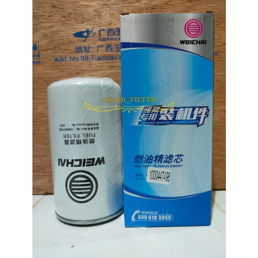 Jual Fuel Filter WEICHAI 1000447498 | Shopee Indonesia