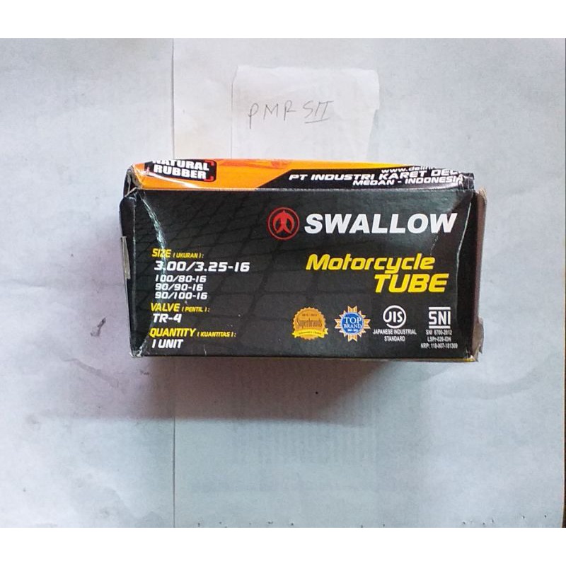 Jual BAN DALAM SWALLOW 300/325-16 BAGUS BERKUALITASSANGAT COCOK DIPAKAI ...