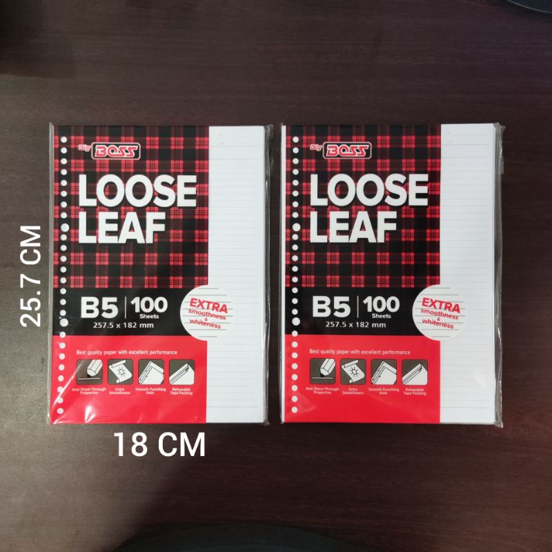 Jual Isi Map Binder / Loose Leaf B5 (100 Lembar) | Shopee Indonesia