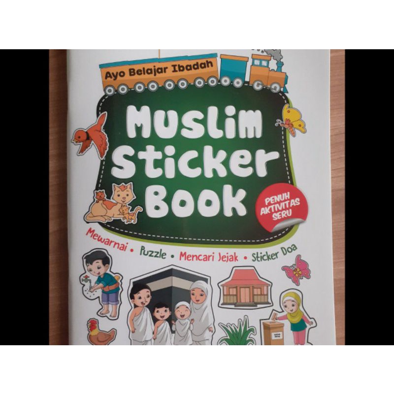 Jual Muslim sticker book ayo belajar ibadah / aku anak mandiri / anak ...