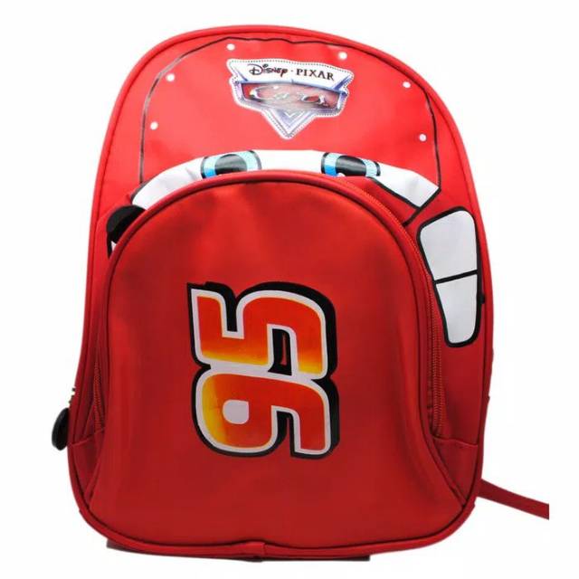 Jual Tas Ransel Anak Pixar The Cars Lightning McQueen | Shopee Indonesia