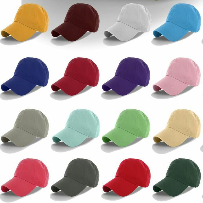 Jual Topi Baseball Polos Bahan Katun Tebal Aneka Warna | Shopee Indonesia
