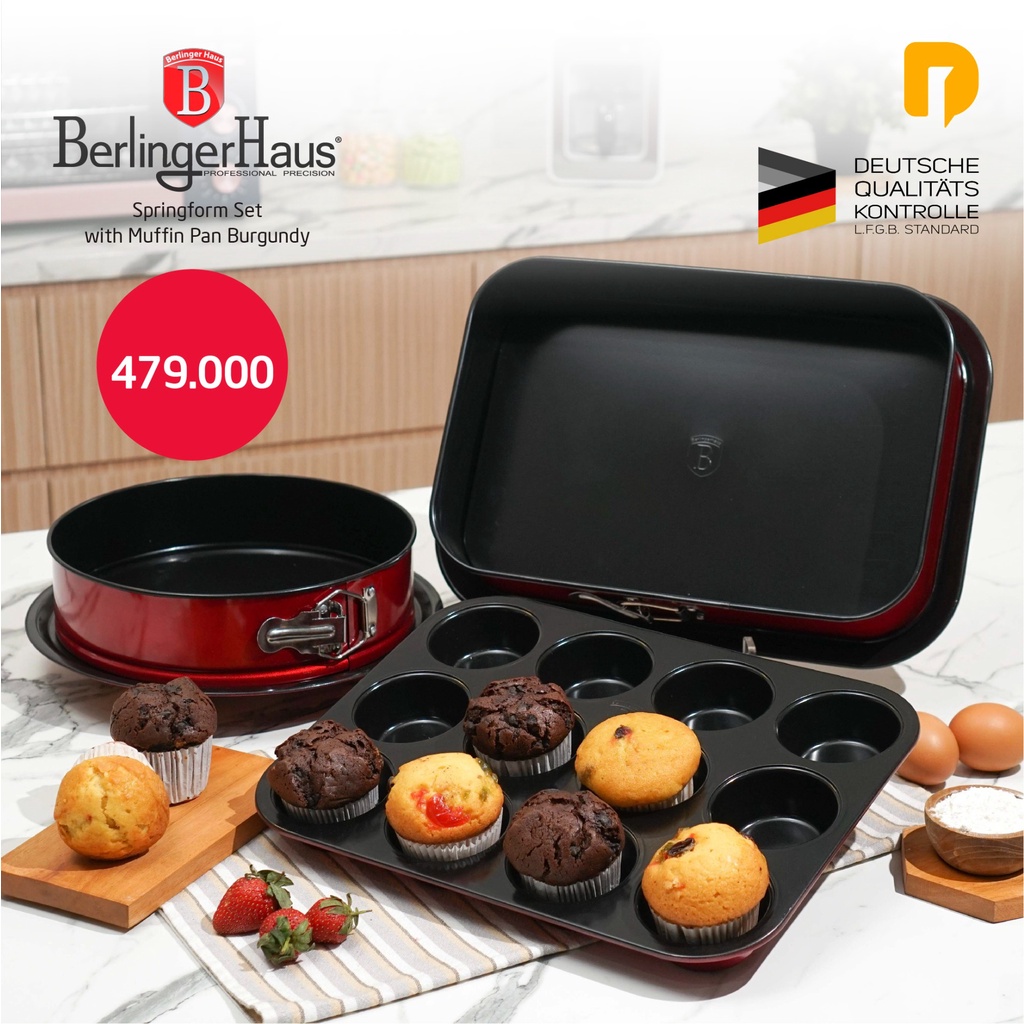 Jual Dusdusan Baking kue elegan Berlinger Haus Springform Set with ...