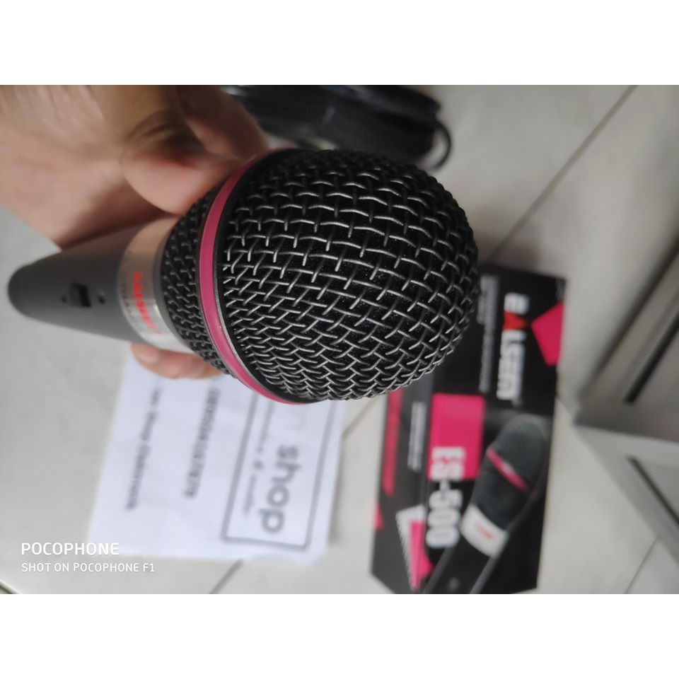 Jual Mic Condenser Ealsem ES-500 Condensor Kondenser Original Mic Vokal ...