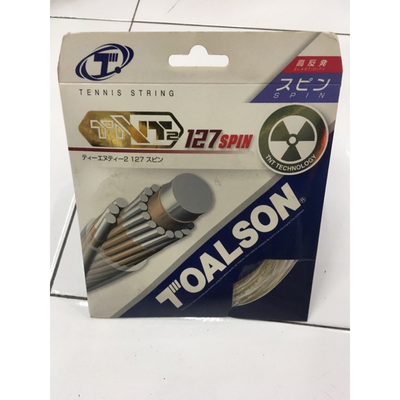 Jual Senar Tenis Toalson TNT (2) 127 Spin | Shopee Indonesia