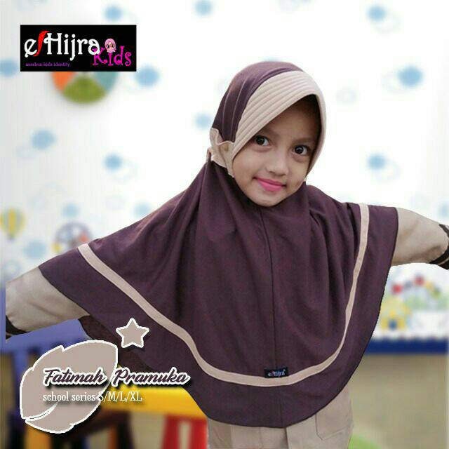 Jual JILBAB PRAMUKA ELHIJRA/JILBAB SERAGAM SD/JILBAB SD/KERUDUNG PRAMUKA/SERAGAM PRAMUKA/JILBAB ...