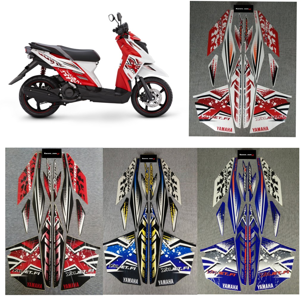 Jual STIKER STRIPING STANDAR YAMAHA X-RIDE 2013-2014 - STIKER X-RIDE ...