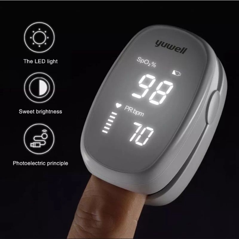 Jual OXIMETER TOUCHSCREEN XIAOMI 1Otwo SATURASI OKSIGEN SPO2 | Shopee ...