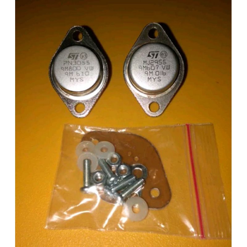 Jual Transistor kodok/jengkolan 2N3055 Dan MJ2955 | Shopee Indonesia