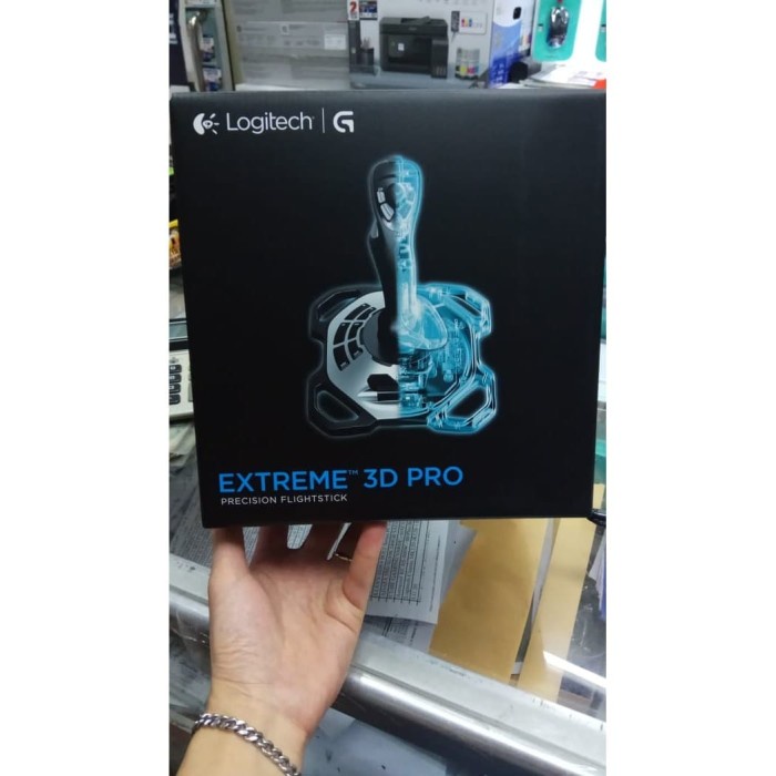 Jual Logitech Extreme 3D Pro Joystick Flight Simulator | Shopee Indonesia