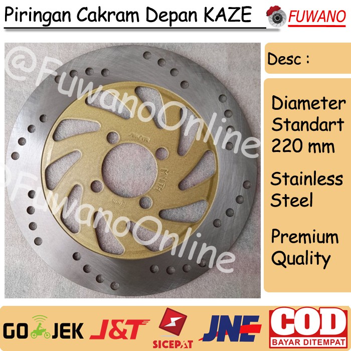 Jual Piringan Cakram Disc Brake Kaze ( Depan ) | Shopee Indonesia