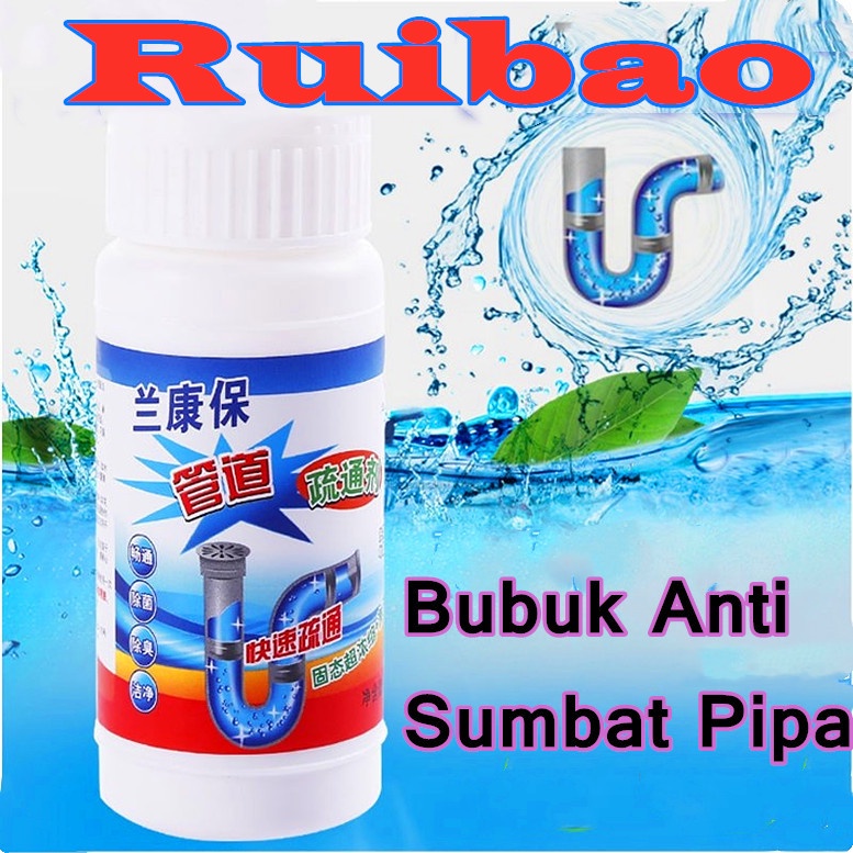 Jual Anti Sumbat Bubuk Melancarkan Saluran Air Pipa Wastafel WC Mampet ...