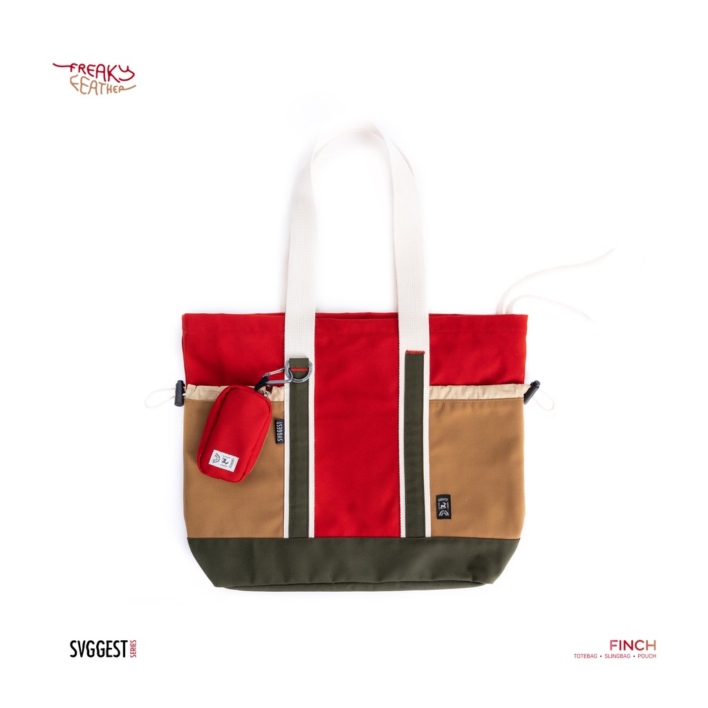 Jual Svggest Freaky Feather Tote Bag (Finch) | Shopee Indonesia
