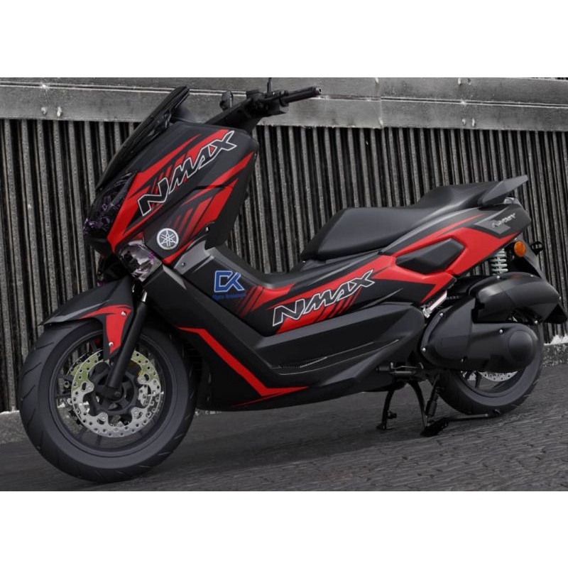 Jual decal nmax red simpel | Shopee Indonesia