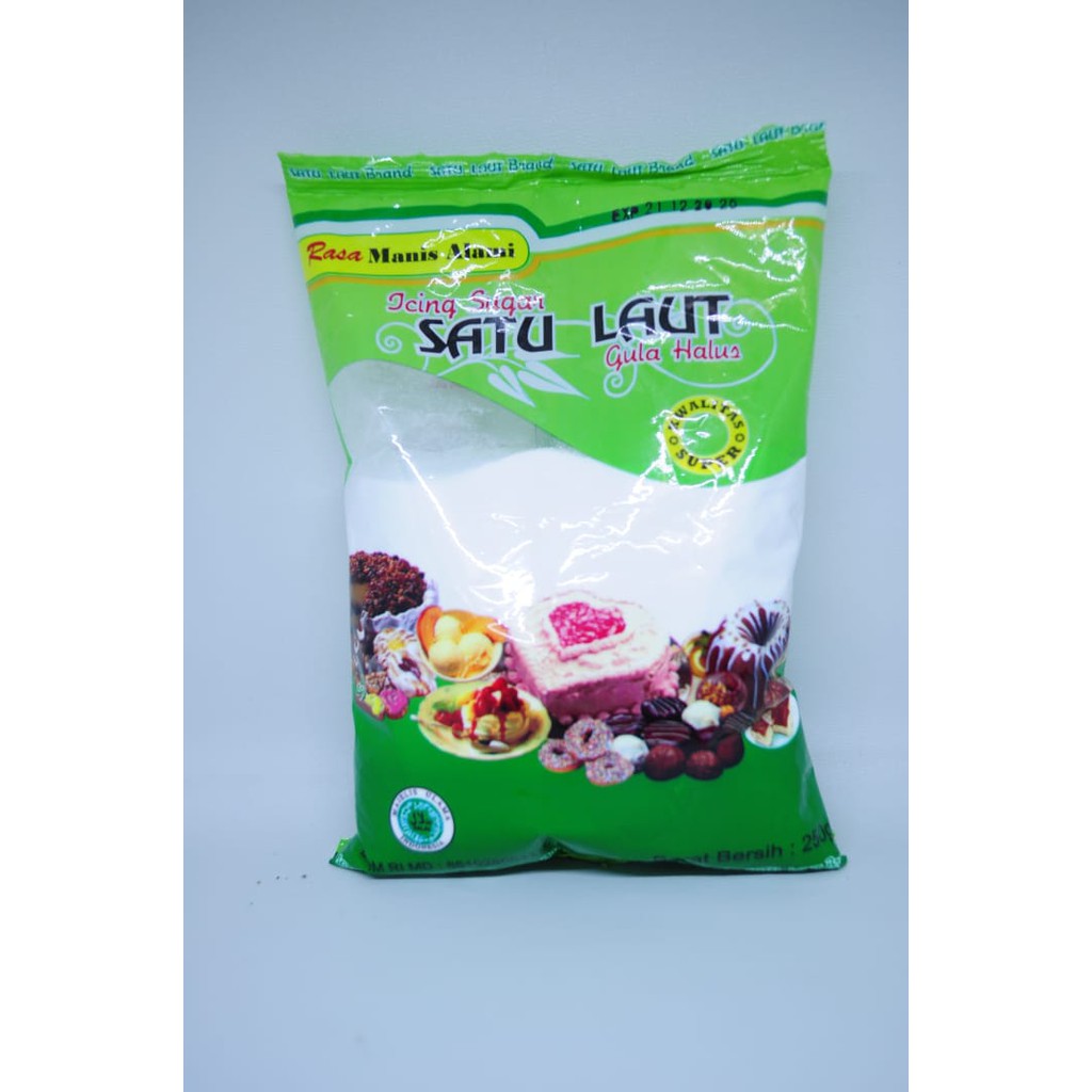 Jual Tepung Gula Halus Cap Satu Laut 250g (pcs) | Shopee Indonesia