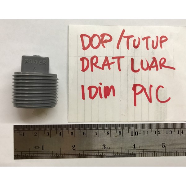 Jual dop Tutup drat luar 1 dim inch tutup sambungan pipa MURAH | Shopee ...