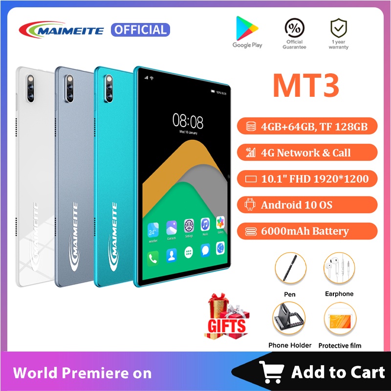 Jual MAIMEITE MT3 Official baru spot Tablet PC 10.1 inch HD Screen 4GB ...