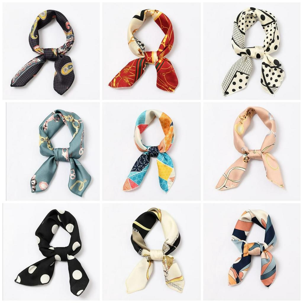 Jual NEW MOTIF Syal leher 50x50 syal pramugari scraf fashion syal ...