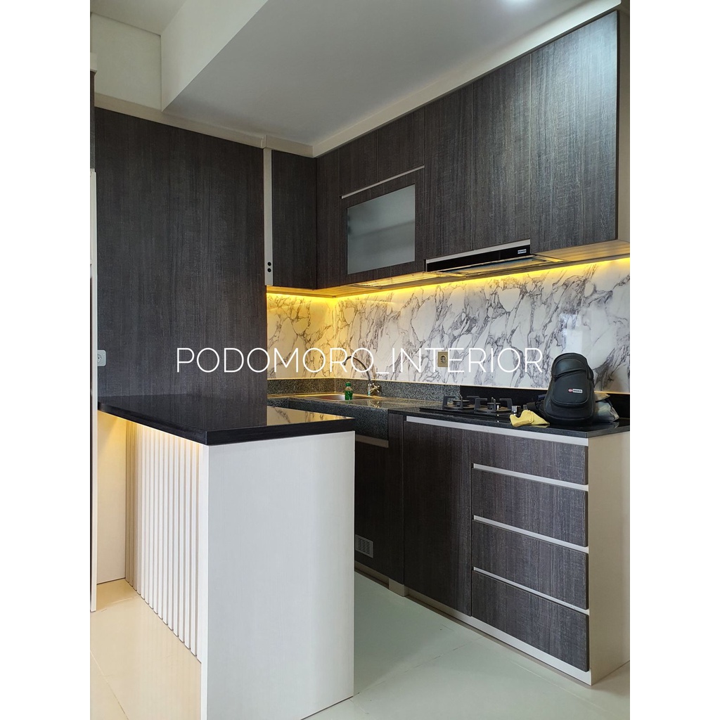 Jual KITCHEN SET CUSTOM MINIMALIS/KITCHEN SET HPL | Shopee Indonesia