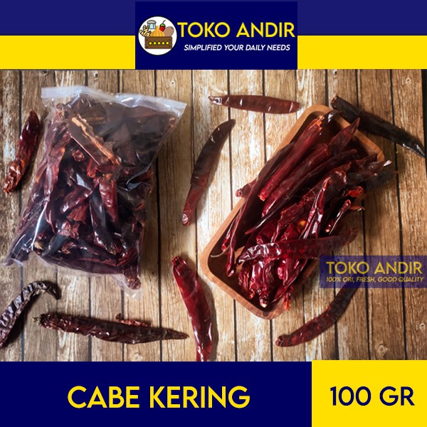 Jual Cabe Kering Kualitas Super 100gr | Shopee Indonesia