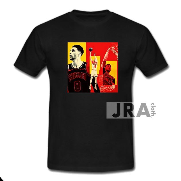 Jual KAOS SHIRT BAJU NBA CHICAGO BULLS ZACH LAVINE NUMBER 8 | Shopee ...