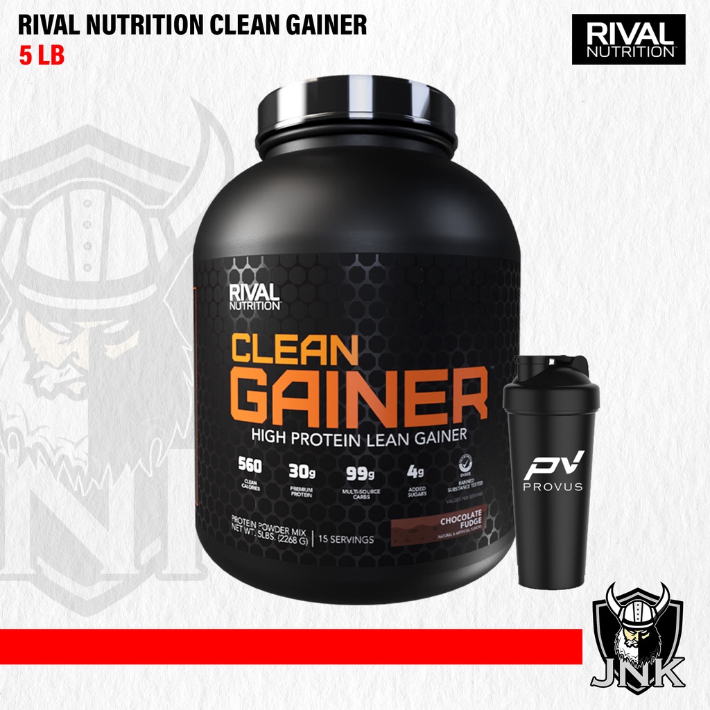 Jual Rival Nutrition Clean Gainer 5 lb 2268gr | High Protein Lean ...