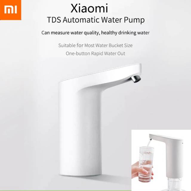 Jual Xiaomi Water Pump With TDS Automatic USB Rechargeable Pompa Galon ...