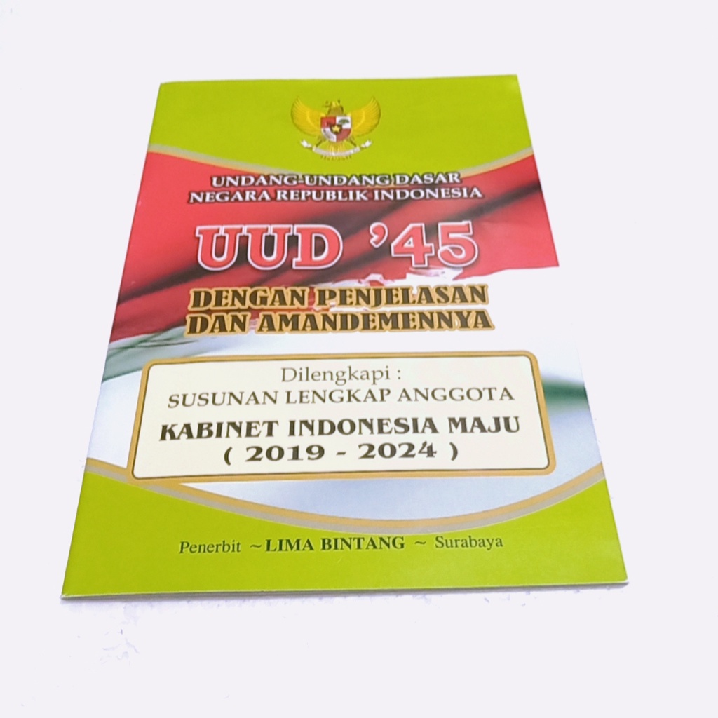 Jual UUD 1945 terbaru besar / lengkap kabinet indonesia maju (2019-2024) | Shopee Indonesia