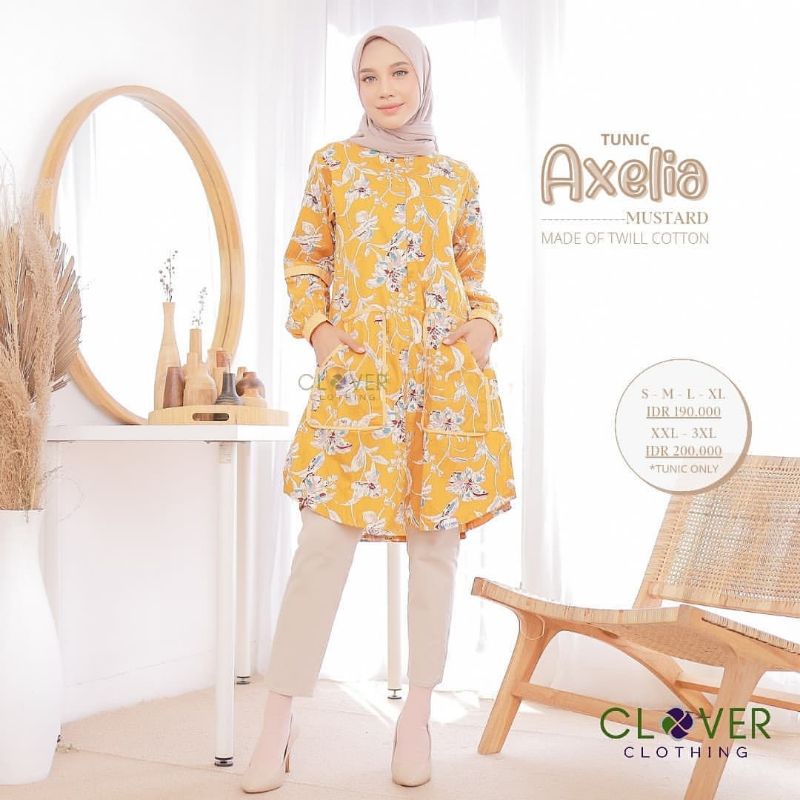 Jual Tunic Syari Axelia by Clover Clothing Atasan Dewasa Atasan Cewe ...