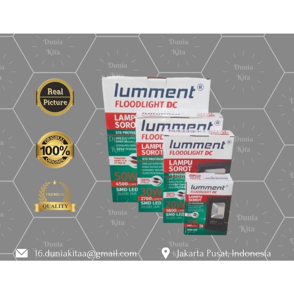 Jual Lampu Sorot/Flood Light Lumment DC SMD LED-SNI 50 Watt | Shopee ...