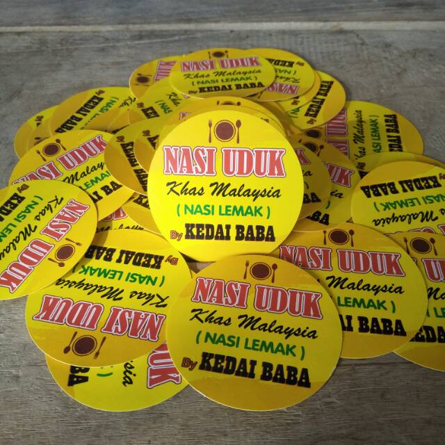 Jual stiker bulat 5 cm (dapat 54 pcs) | Shopee Indonesia