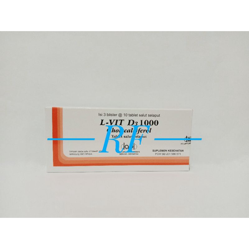 Jual L Vit D3 1000 Tab isi 30 (Lapi) | Shopee Indonesia