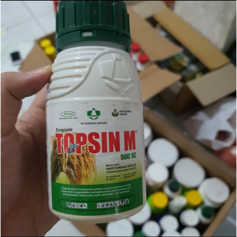 Jual OBAT HAMA ASLI MURAH AMPUH FUNGISIDA TOPSIN M 500SC 200ML | Shopee ...