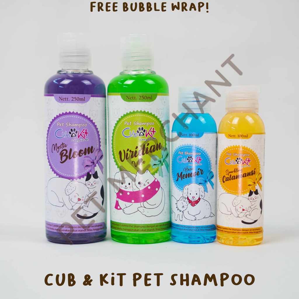 Jual Cub n Kit Pet Shampoo 100 ml & 250 ml Dog and Cat Shampo Sampo ...