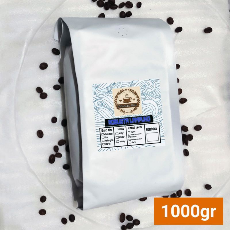 Jual kopi lampung barat 1kg roastbean petik merah | Shopee Indonesia