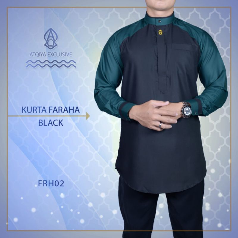 Jual ☑️ Kurta ATQIYA FARAHA / Baju Semi Gamis Pria / Kurta Pakistan ...