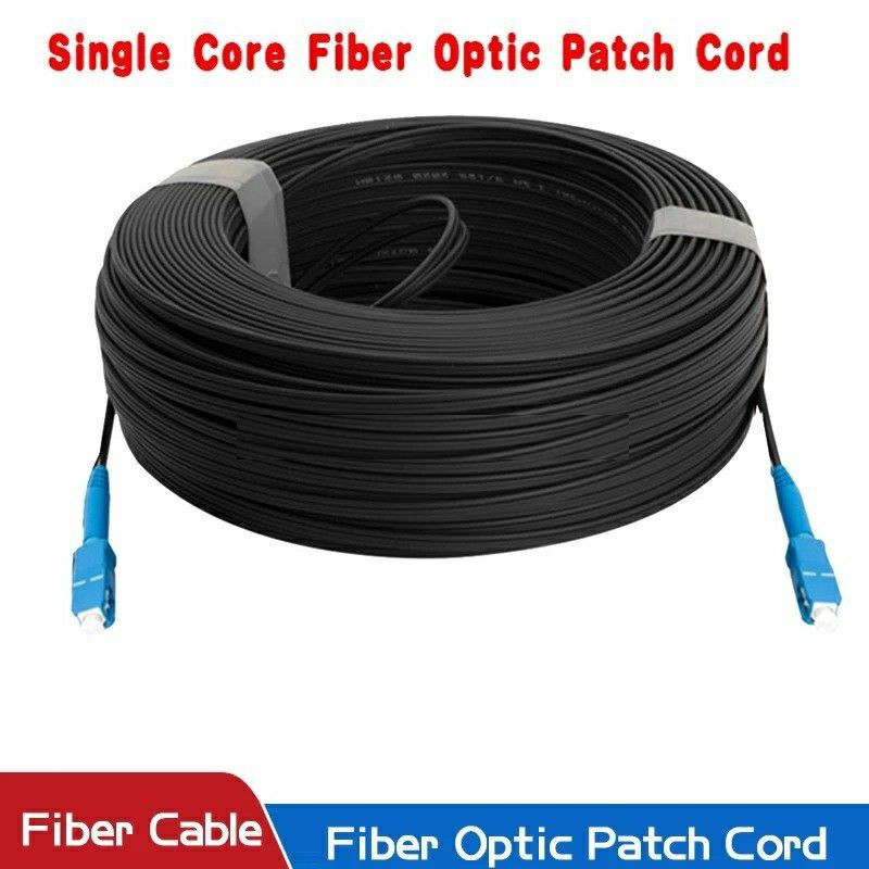 Jual Kabel FO Fiber Optic Optik SC to SC Single Mode Panjang 100 Meter ...