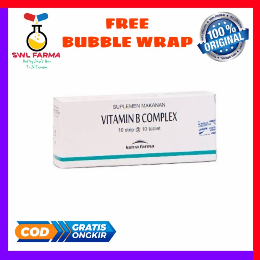 Jual vitamin b complex kimia farma box isi 100 Tab | Shopee Indonesia