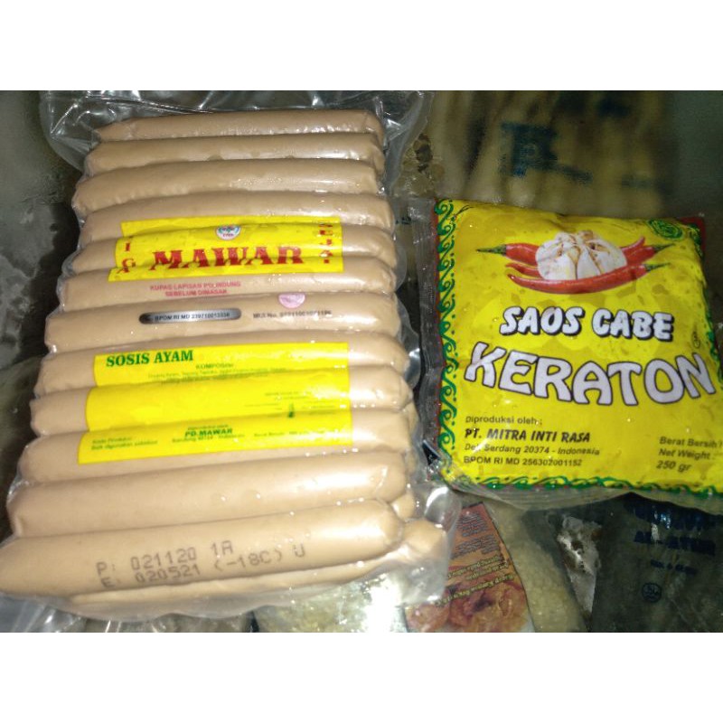 Jual sosis ayam cap mawar 800 gr | Shopee Indonesia